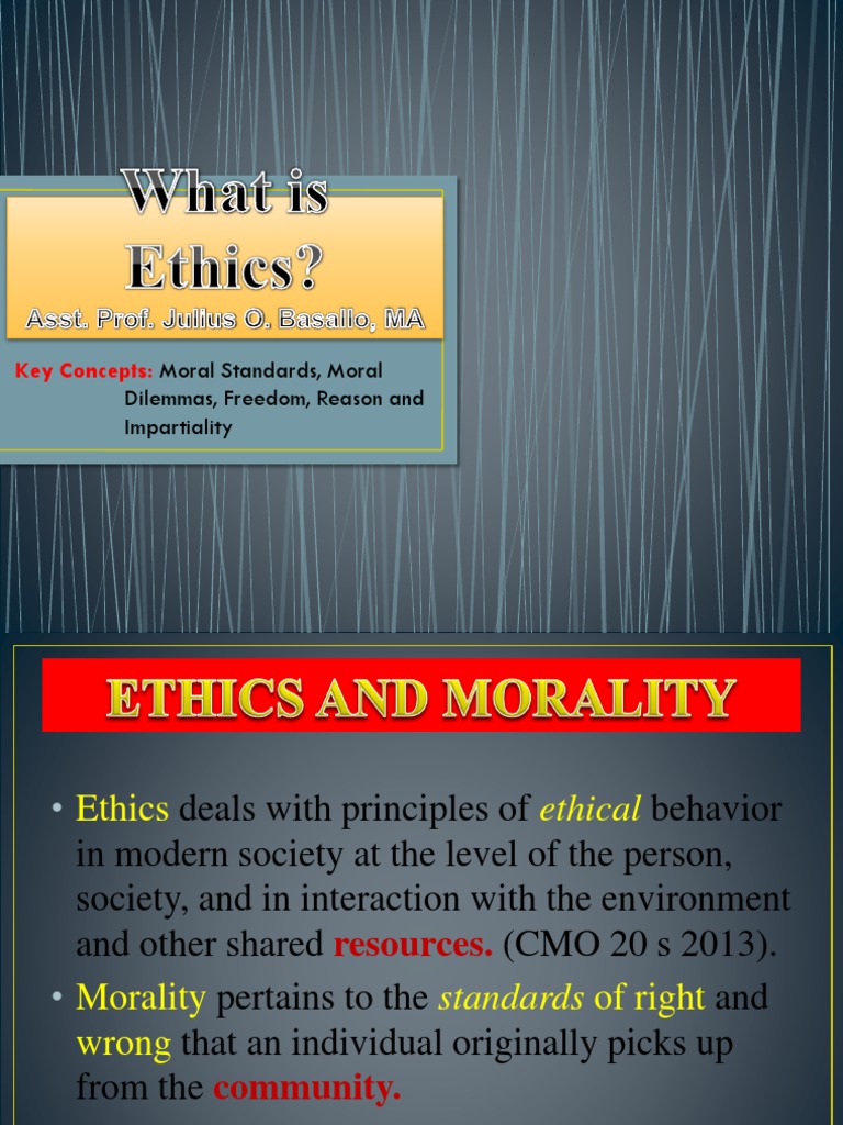 Ethics | PDF | Morality | Reason