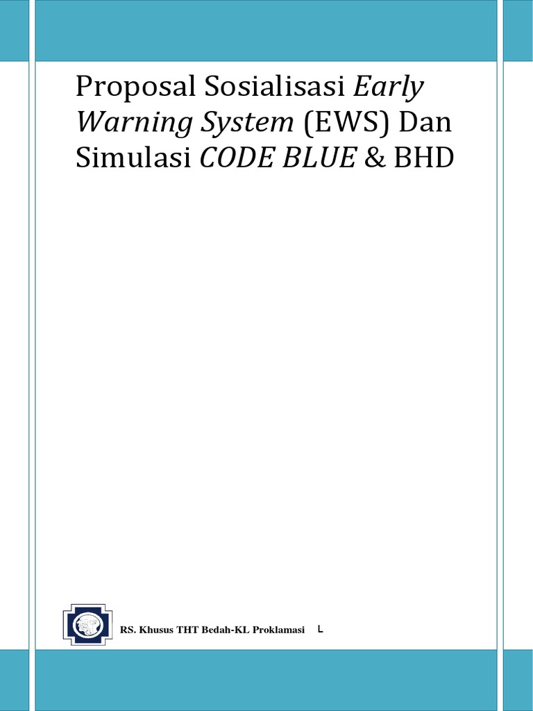 Proposal EWS & Simulasi Code Blue | PDF | Kesehatan Holistik | Sains ...