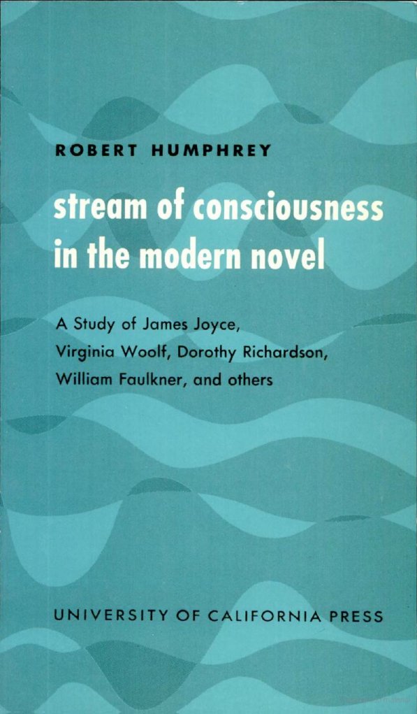 Stream of Consciousness in The Modern Novel | PDF