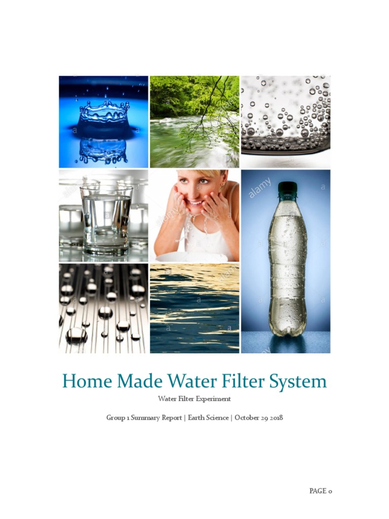 Home Made Water Filter System | PDF | Filtration | Water Purification