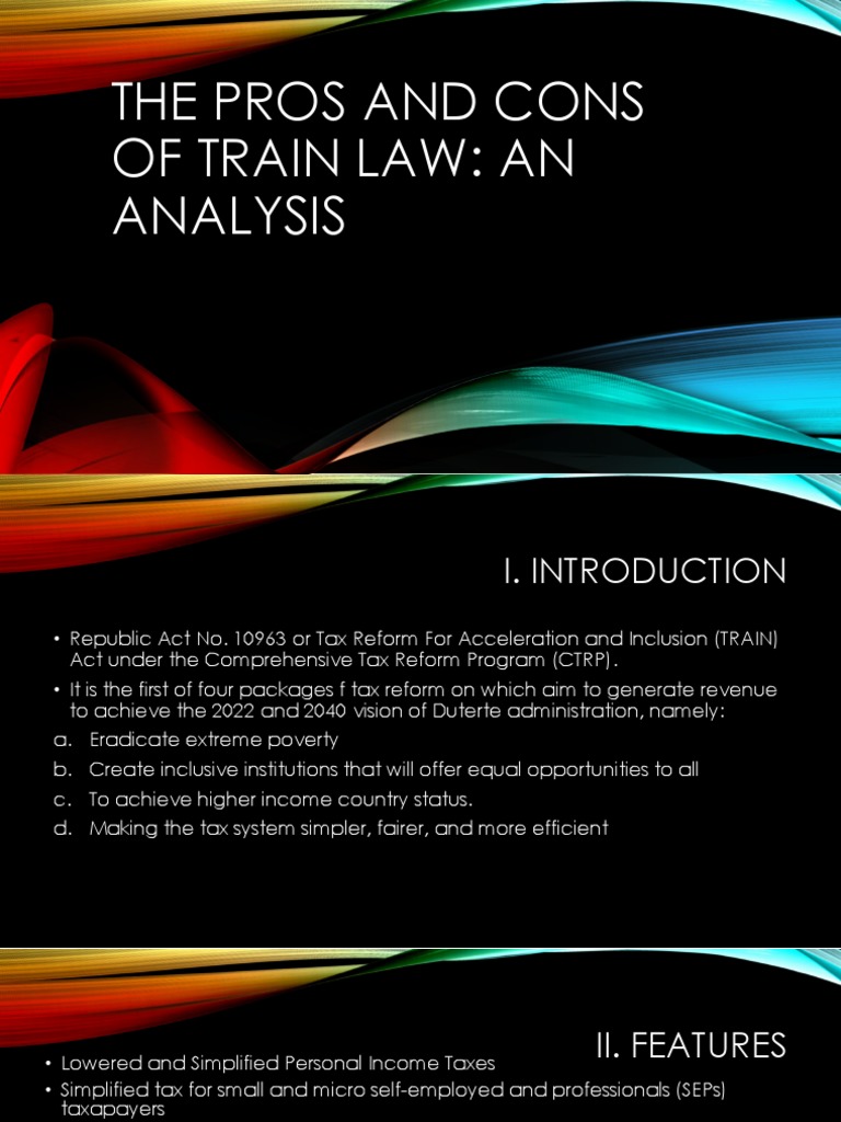 An Analysis of the Potential Benefits and Drawbacks of the Tax Reform ...