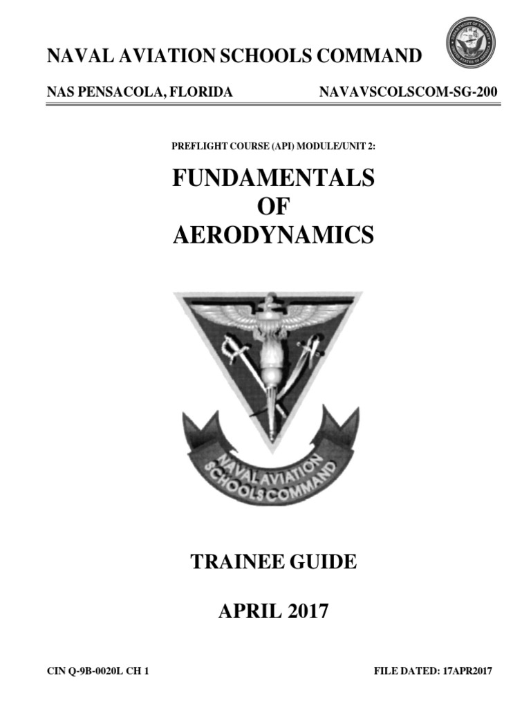 Aerodynamics - Naval Aviation School Pensacola FL | Download Free PDF ...