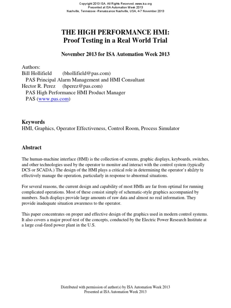 HMI High Performance | PDF | Automation | User Interface