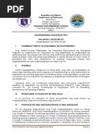 Tagalog Recognition Emcee Script - 013151 | PDF