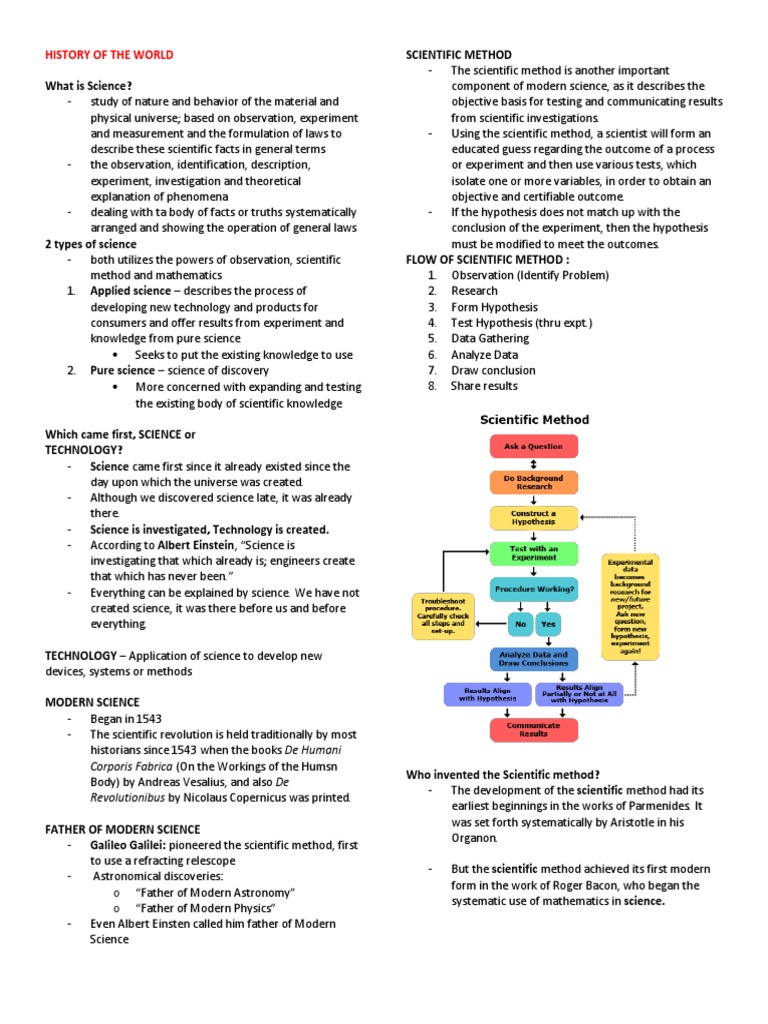 STS Unit 1 | PDF | Scientific Method | Experiment