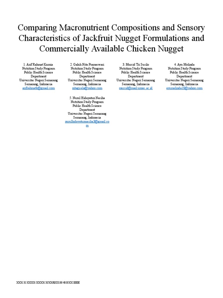 ACPES Full Paper Draft 2 | PDF | Convenience Food | Foods