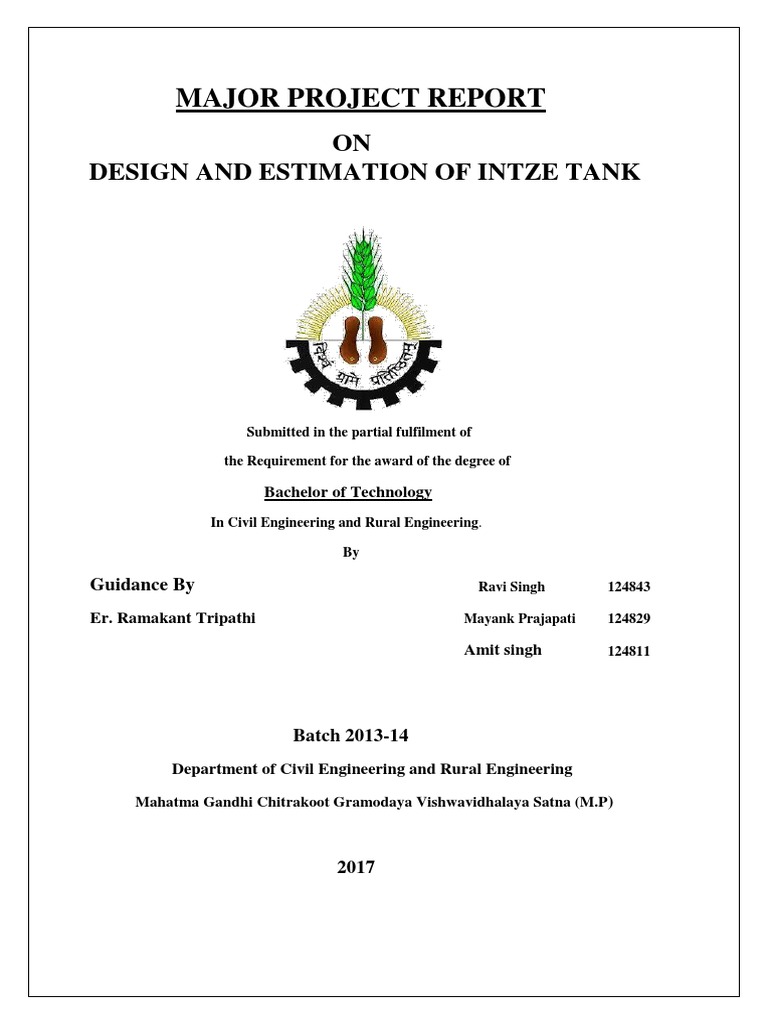 Water Tank Design | PDF | Bending | Concrete