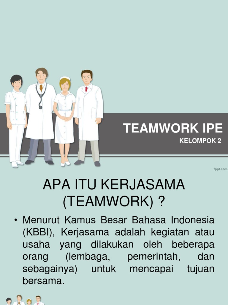 2.Ppt Teamwork Ipe | PDF | Karier & Perkembangan