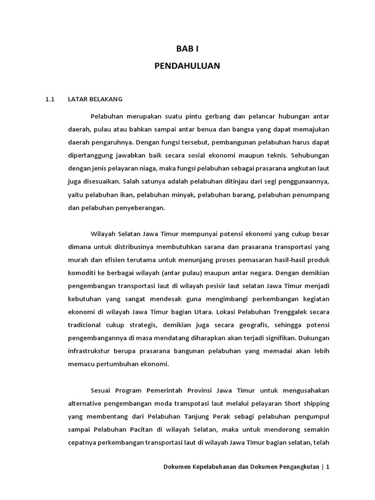 Dokumen Kepelabuhanan | PDF