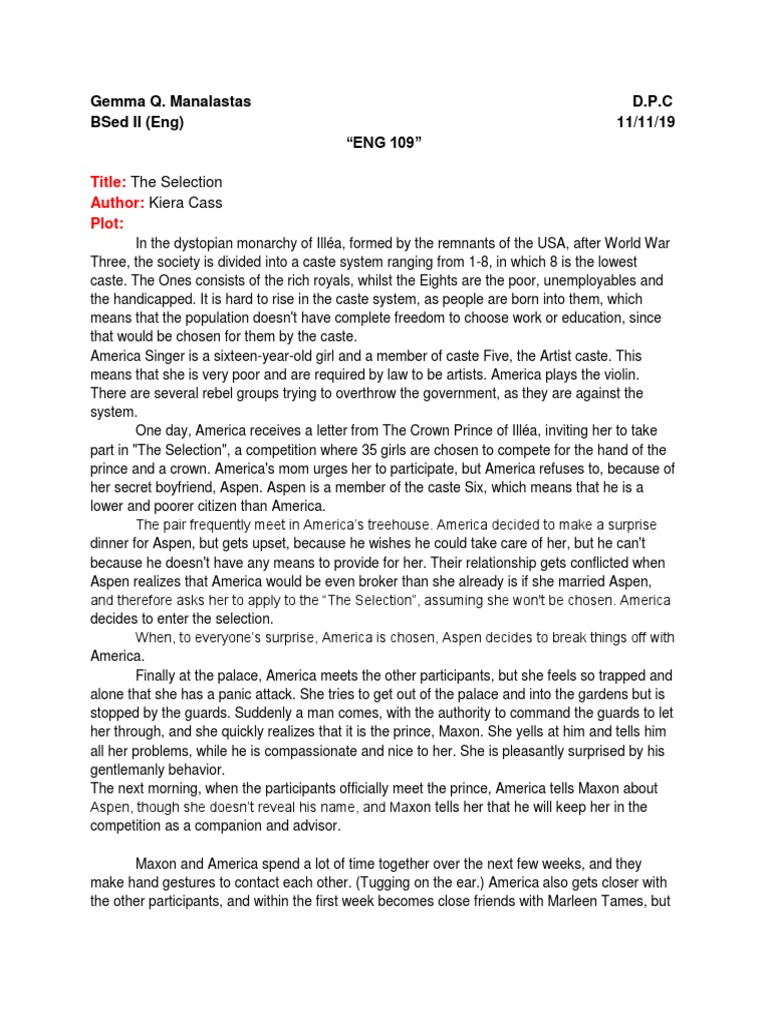 The Selection Afro Asian | PDF | Social Science