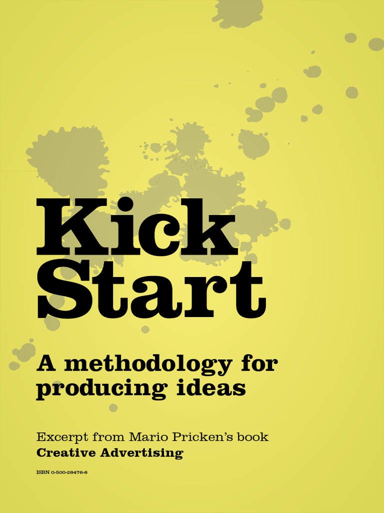 A Methodology For Producing Ideas: Excerpt From Mario Pricken's Book ...