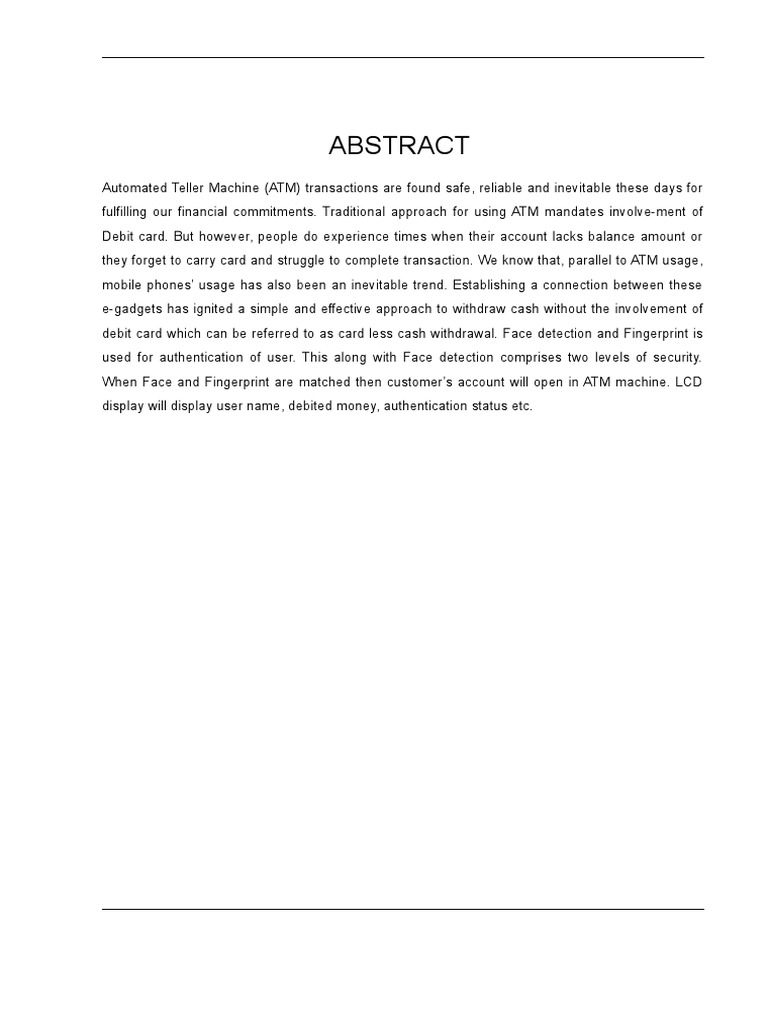 Cardless Atm Pdf Automated Teller Machine Personal Identification