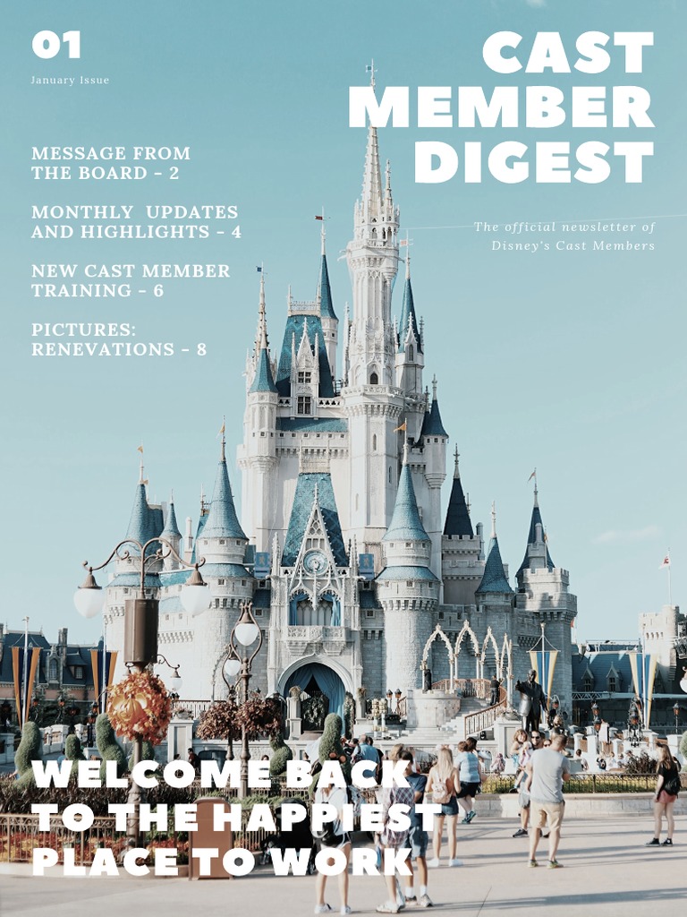 Disney Newsletter Template | PDF | Walt Disney World | Media Companies ...