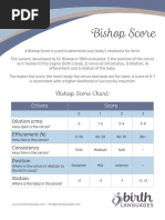 Bishop Score: Cervical Assessment Guide | PDF