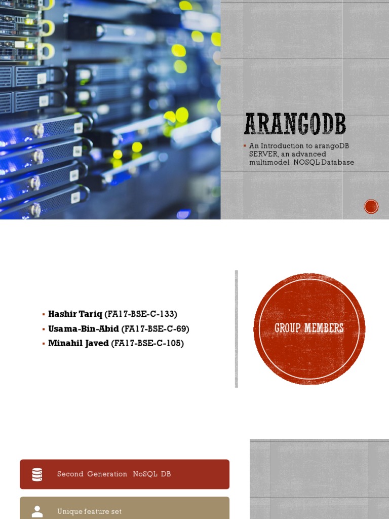 An Introduction To Arangodb Server, An Advanced Multimodel Nosql Database | PDF | No Sql | Databases