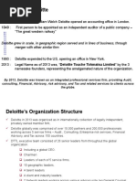 History of Deloitte: Founding to Present | PDF | Accounting | Economies