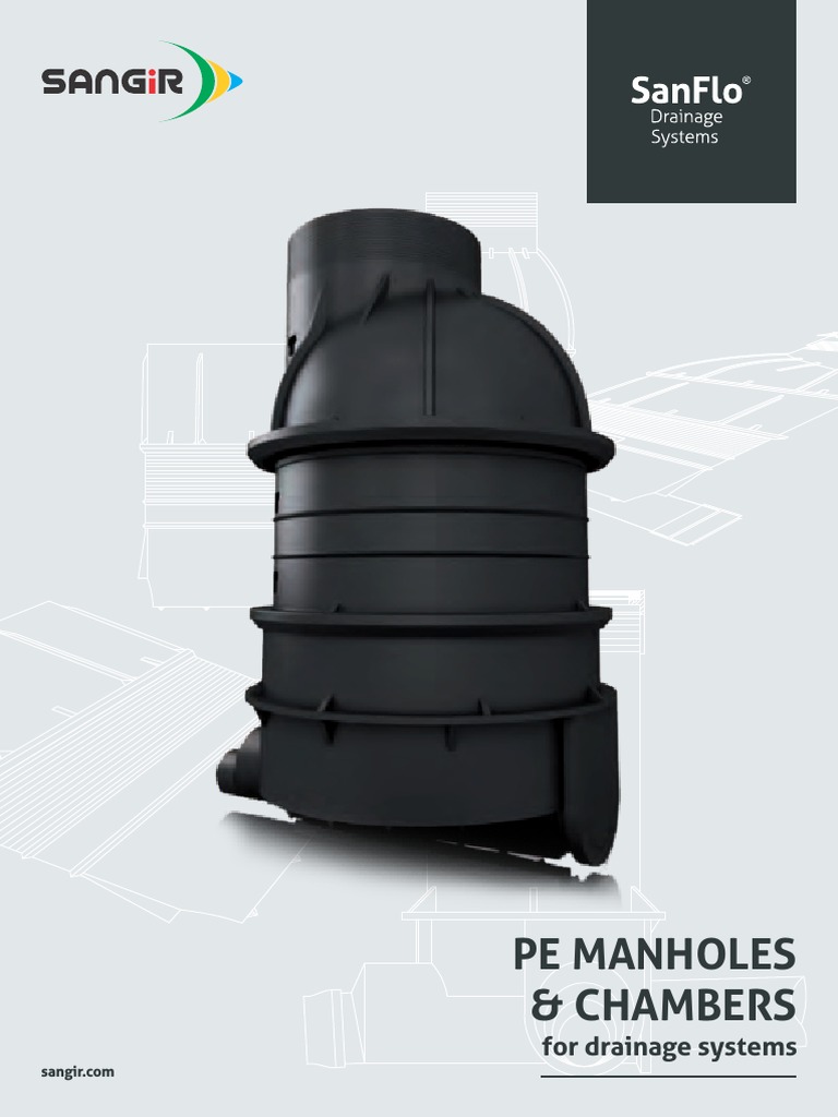 SANFLO PE Manholes Catalog | PDF | Polyethylene | Pipe (Fluid Conveyance)