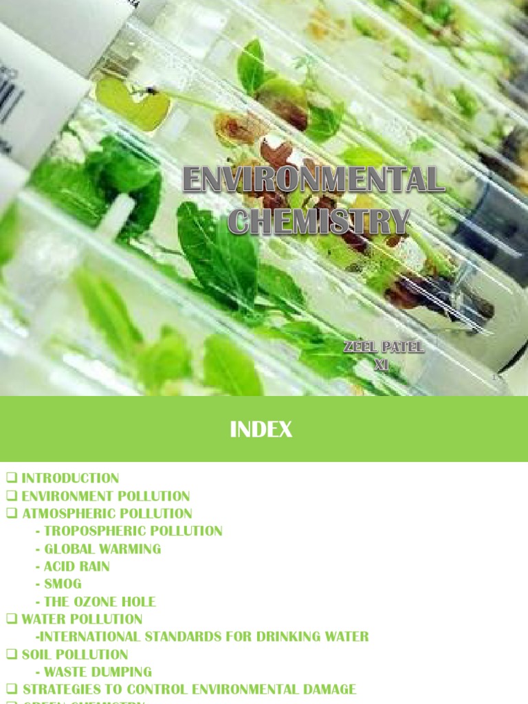 Environmental Chemistry | PDF | Smog | Ozone