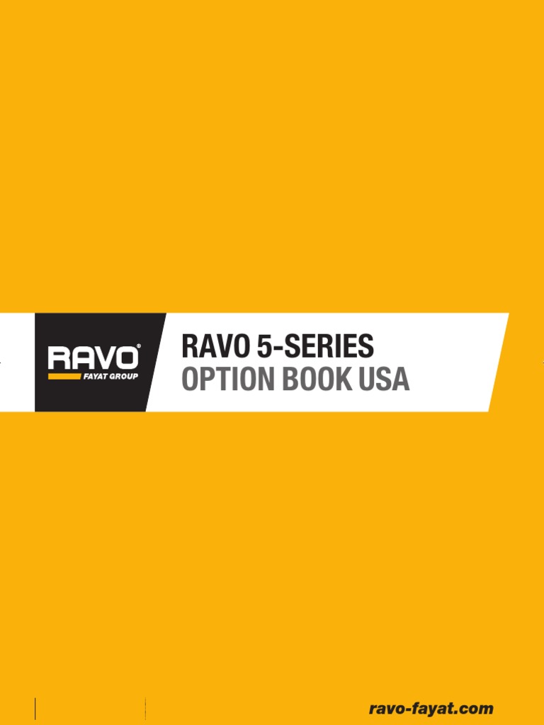 RAVO 5 Series Option Book USA V1 | PDF | Camera | Vehicles