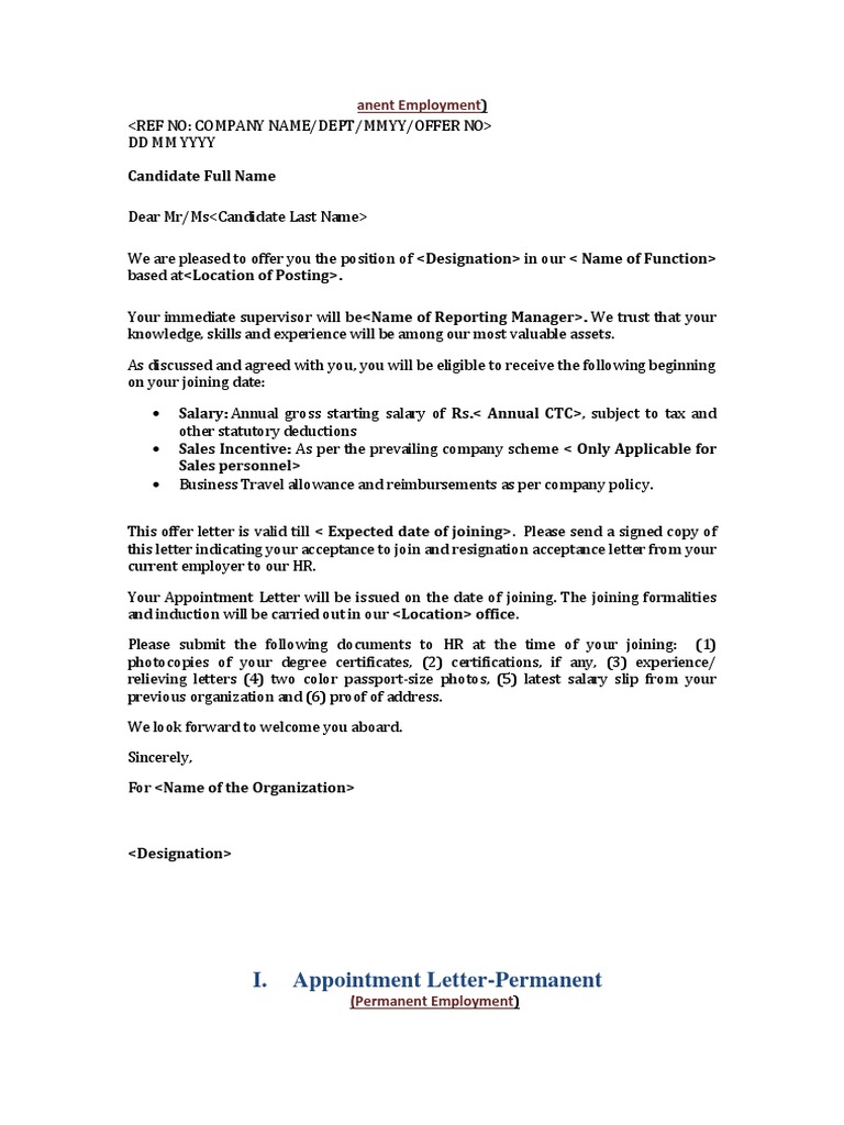 Human Resource Letters | PDF | Salary | Employment