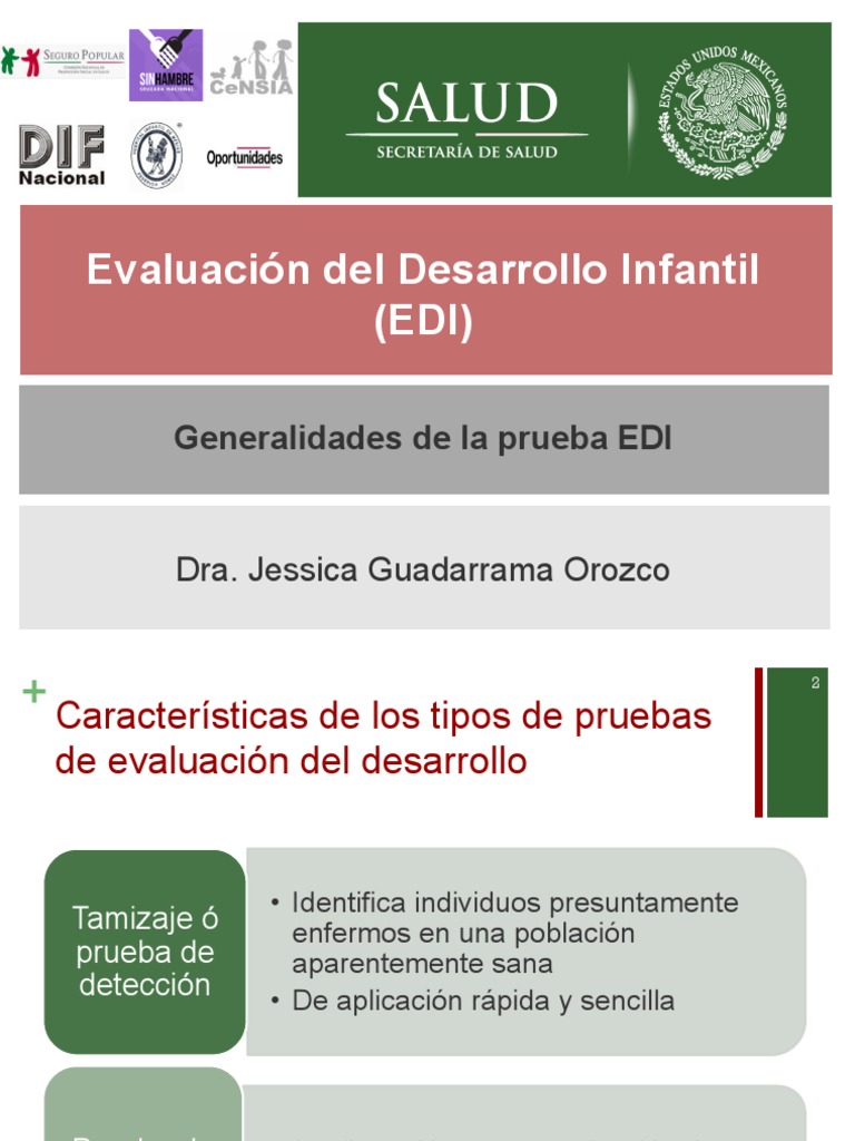 Generalidades de la Prueba EDI | PDF | Neurología | Sistema nervioso