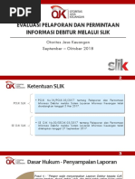 Perubahan POJK 64/2020 tentang SLIK | PDF