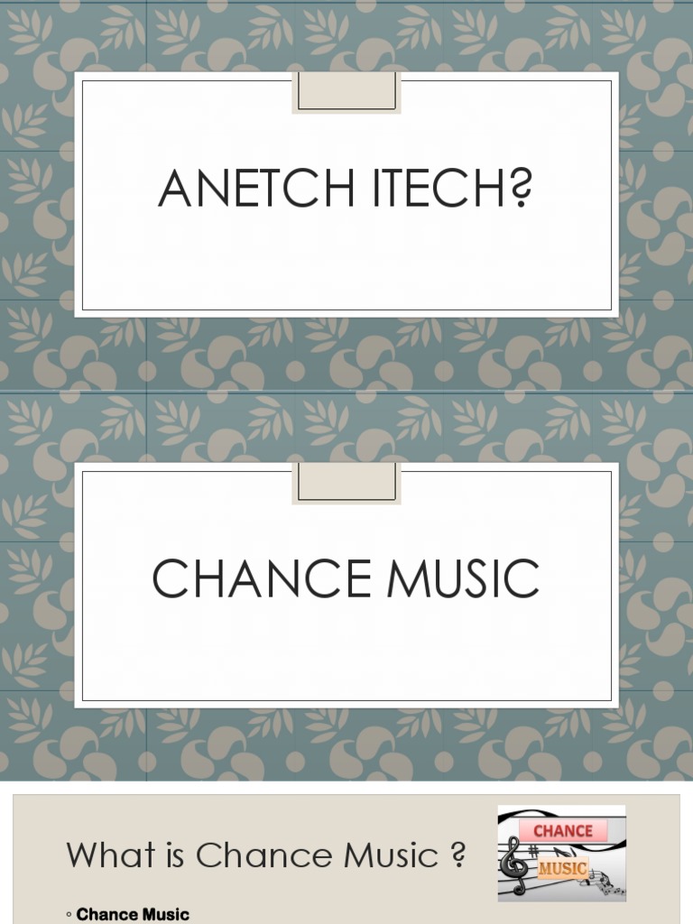 Chance Music | PDF | Musical Compositions | Modernism (Music)