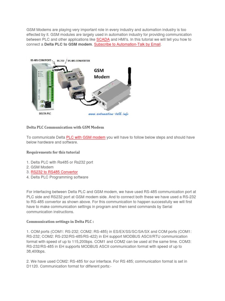 GSM Modems Are Playing Very Important Role in Every Industry and ...