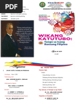 Buwan Ng Wika Script 2025 | PDF