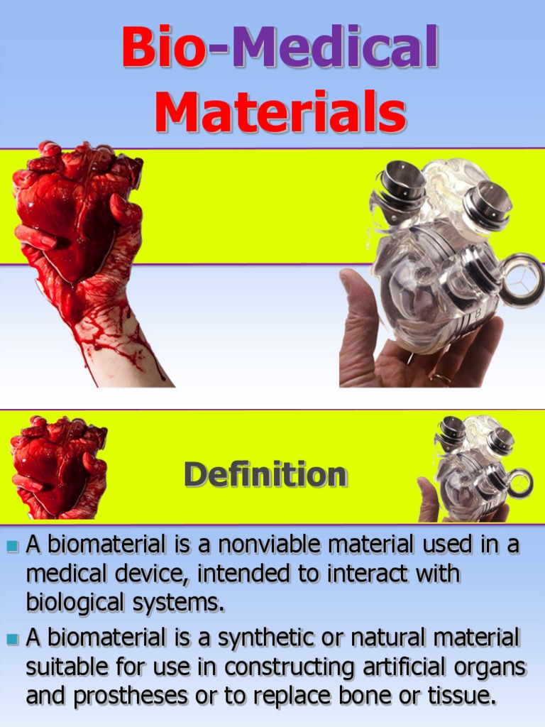 Bio and Functional Materials | PDF | Biomaterial | Implant (Medicine)