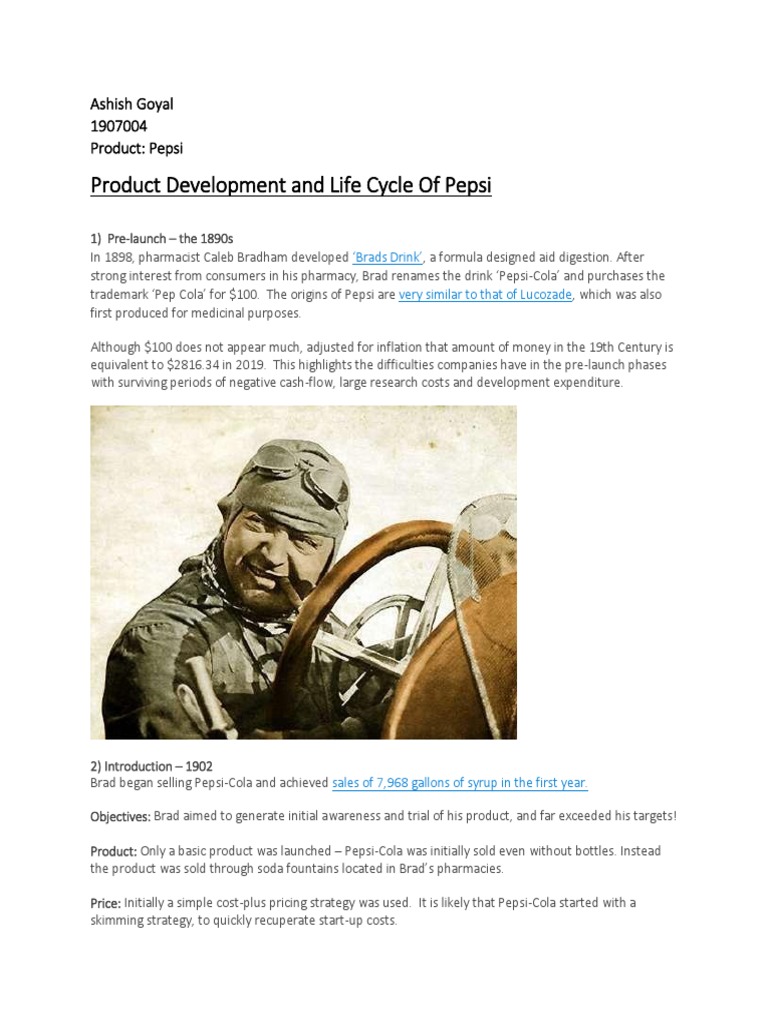 Pepsi Product Life Cycle Overview | PDF | Pepsi | Coca Cola