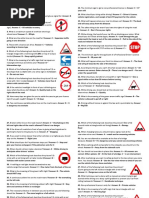 LTO Exam Reviewer: 100 Questions & Answers | PDF