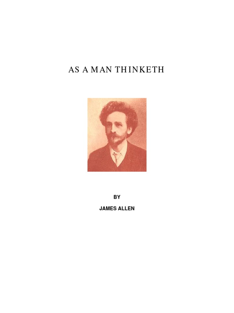 As A Man Thinketh | PDF | Virtue | Soul