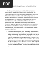 School Library Budget Template | PDF | Libraries | School Library