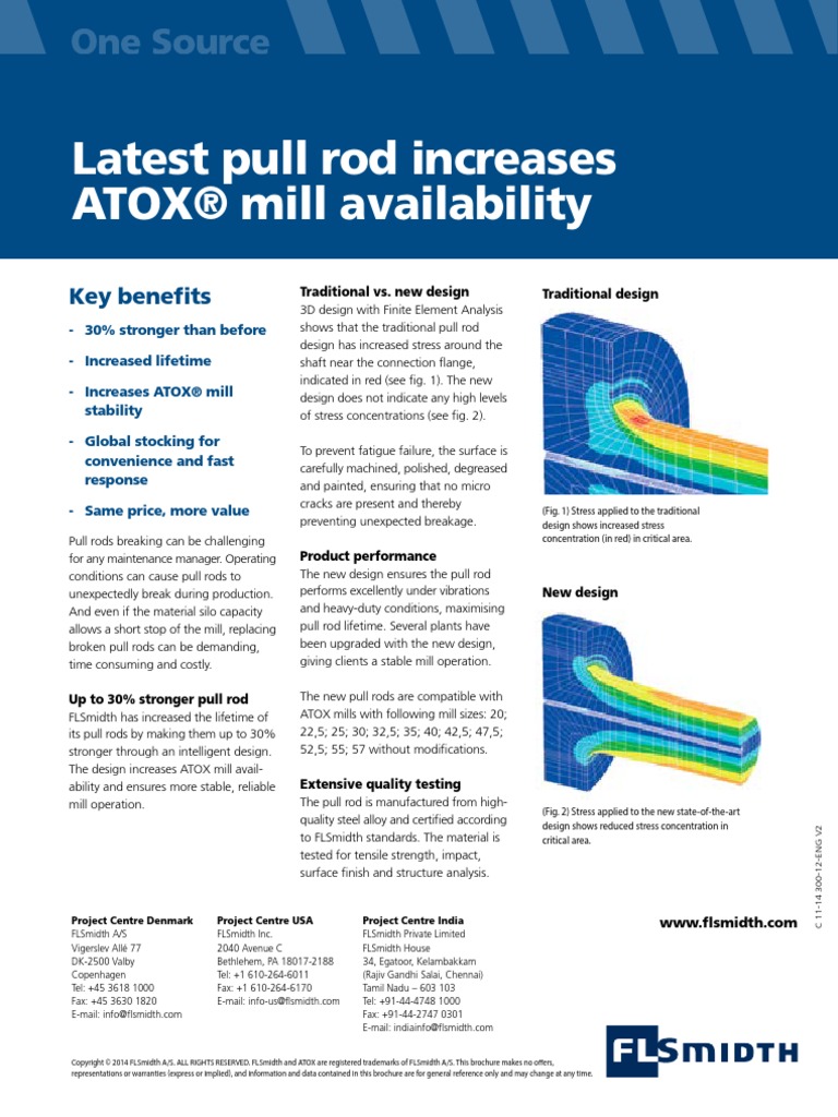 Latest Pull Rod Increases ATOX® Mill Availability: Key Benefits | PDF ...