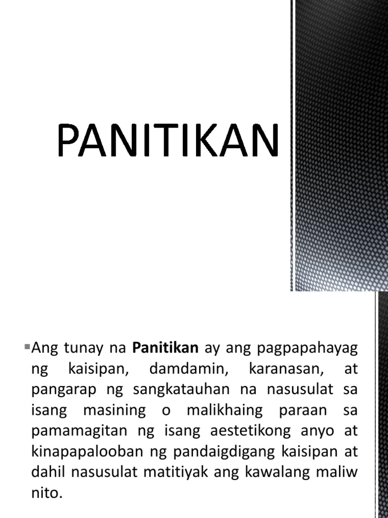 PANITIKAN | PDF