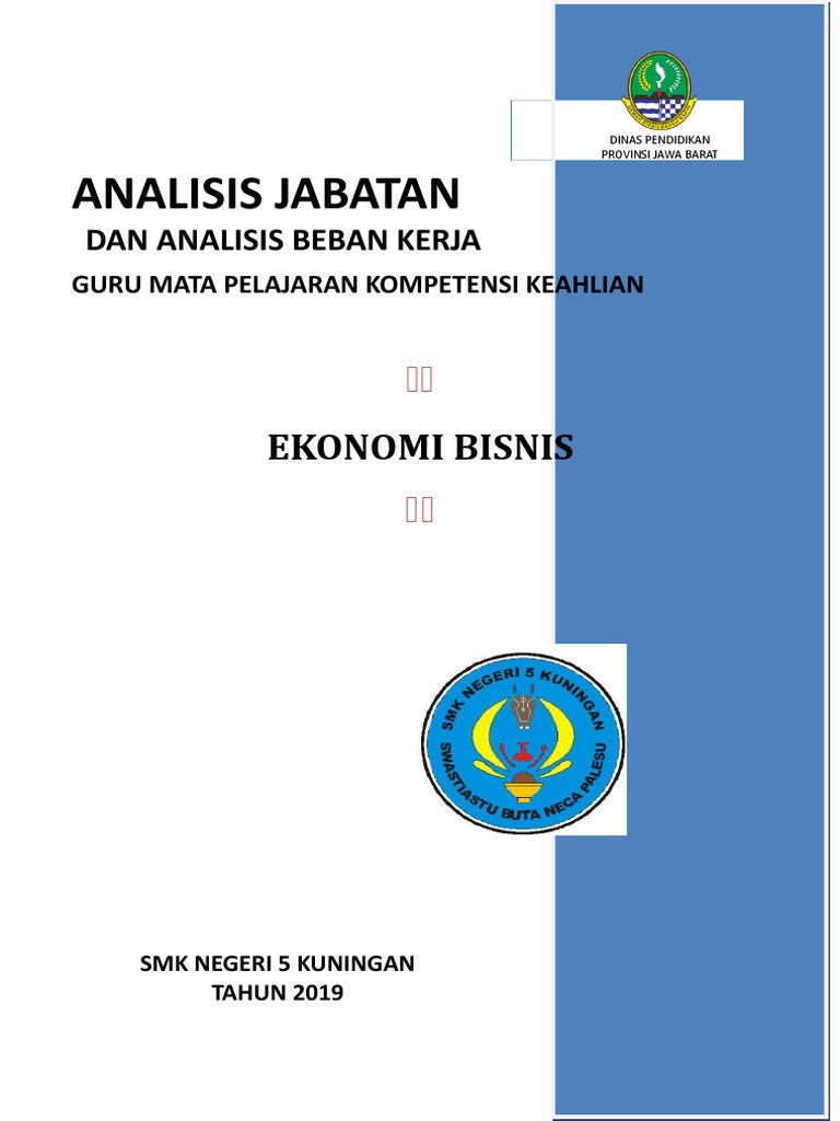 Contoh Format Anjab Ekonomi Bisnis | PDF