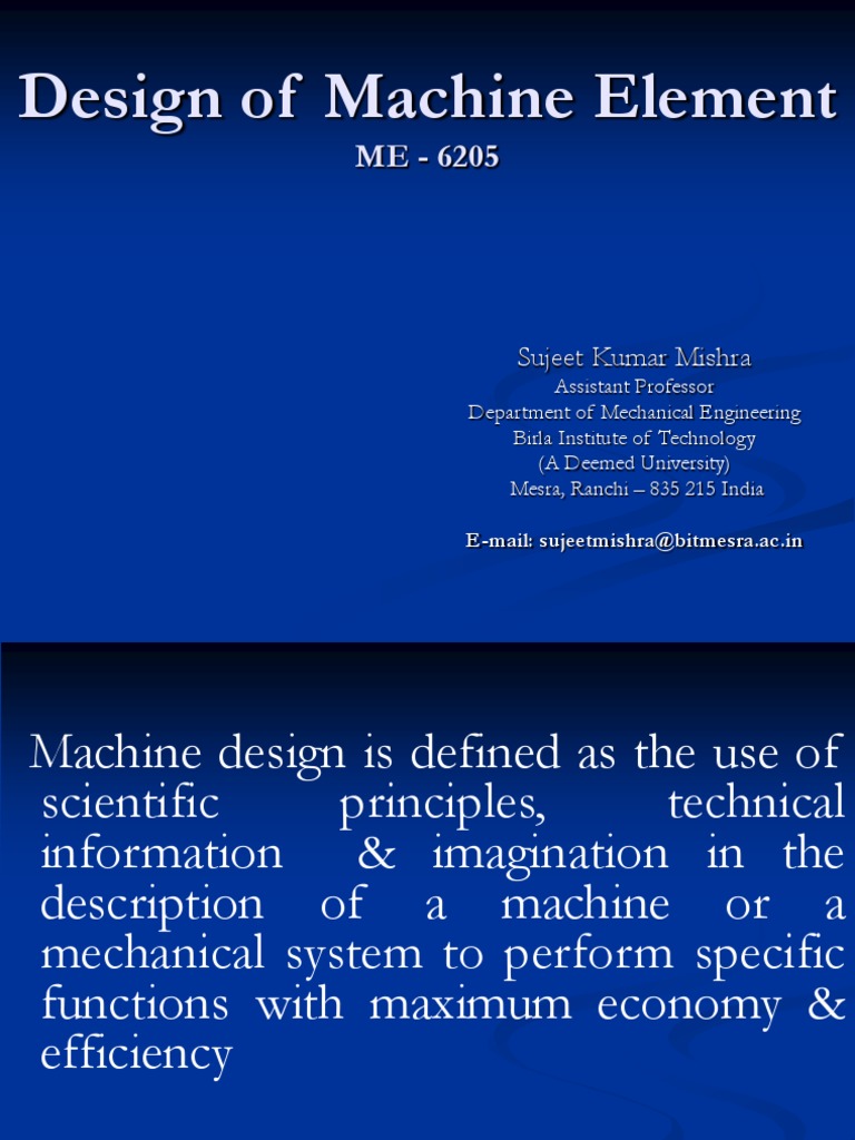 Design of Machine Elements | PDF | Belt (Mechanical) | Engineering ...