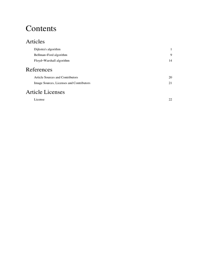 Dijkstra S Algorithm Pdf Pdf Algorithms Mathematical Relations