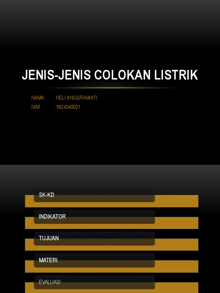 Jenis Jenis Colokan | PDF