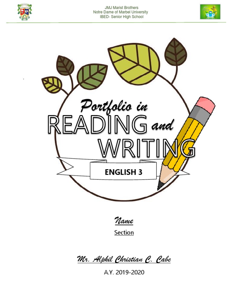 Cover Page Edit Your Name Section | PDF