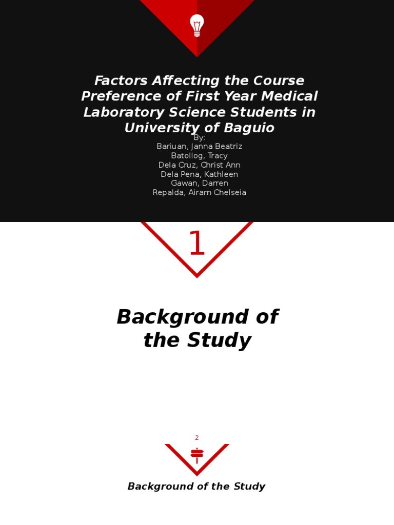 Factors Affecting The Course Preference of First Year Medical ...