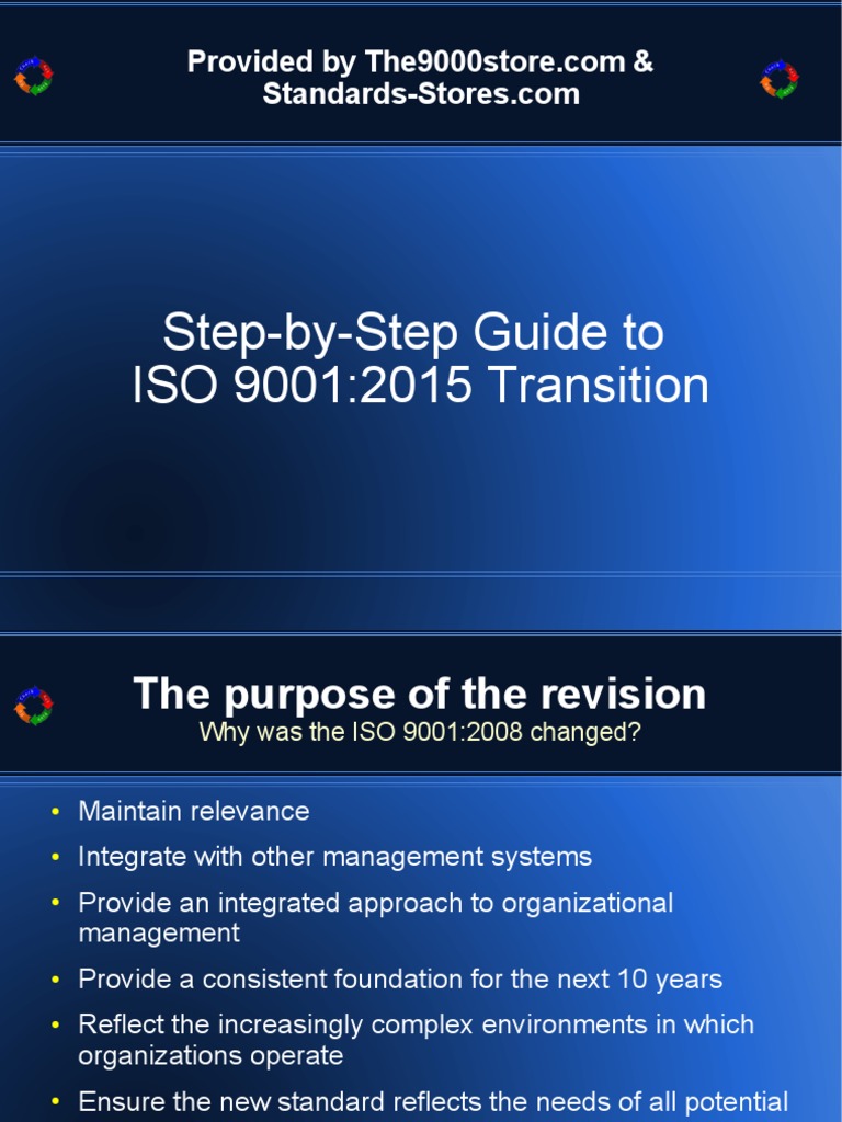 Step-by-Step Guide To ISO 9001:2015 Transition | PDF | Iso 9000 ...