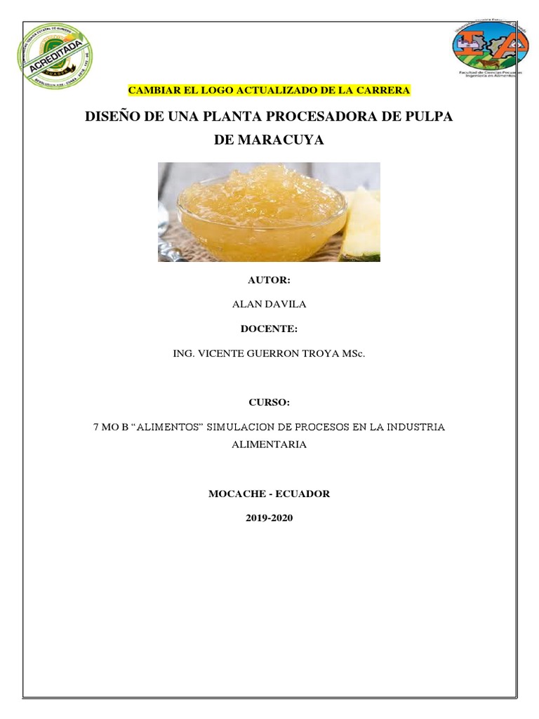 Maracuya Alan Planta | PDF | Calidad (comercial) | Alimentos