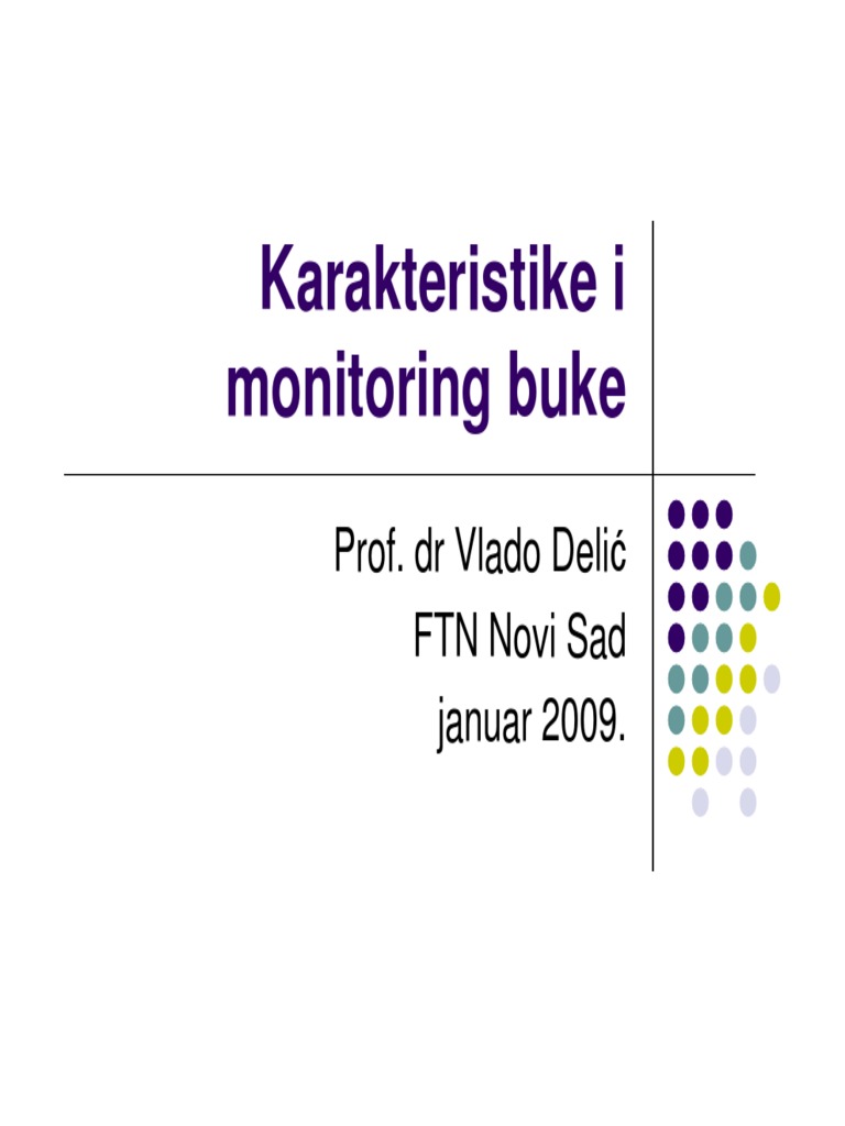 Zastita Od Buke 2009 | PDF