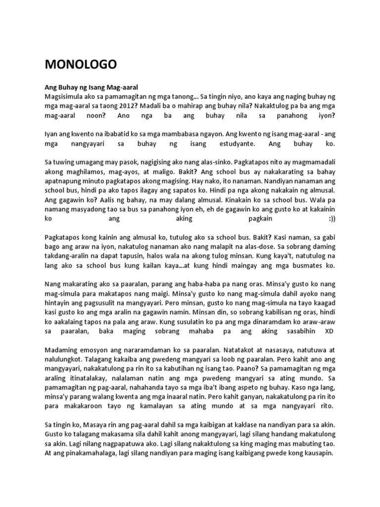 Sabayang Pagbigkas | PDF