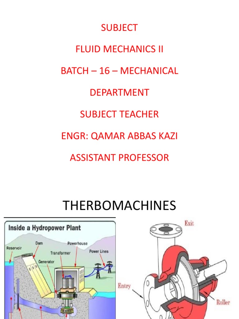 16 Mechanical FM II | PDF | Turbine | Turbomachinery