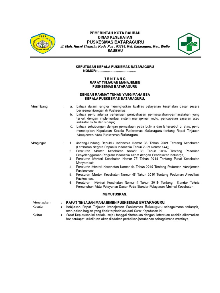 SK RTM | PDF | Karier & Perkembangan | Bisnis