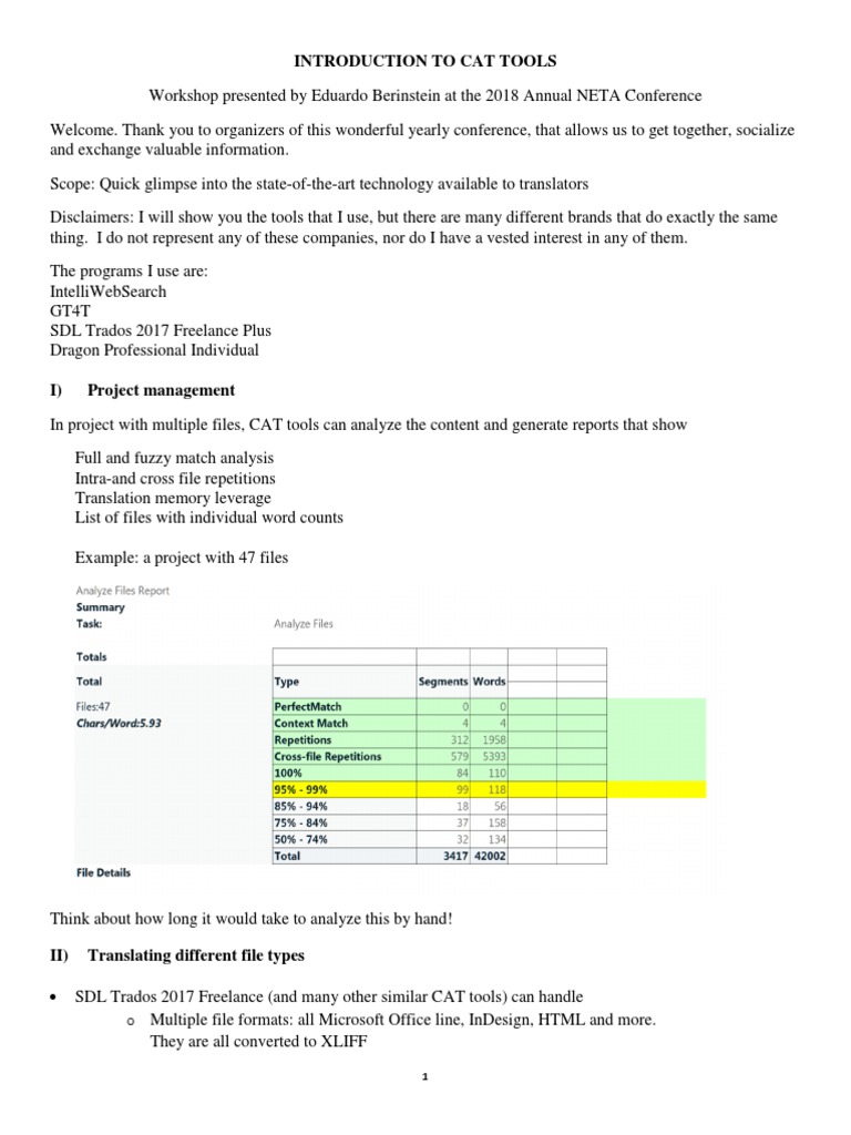 Introduction To CAT Tools | PDF | Translations | Communication