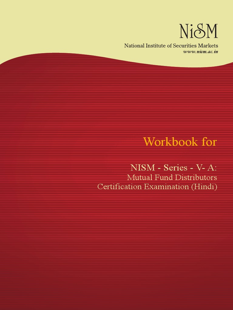 NISM Series VA MFD Hindi Workbook - Final PDF | PDF